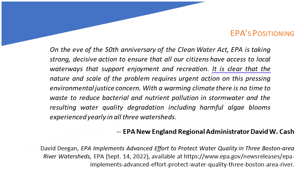 Crosscurrents: U.S. EPA’s First Usage of Clean Water Act Residual…