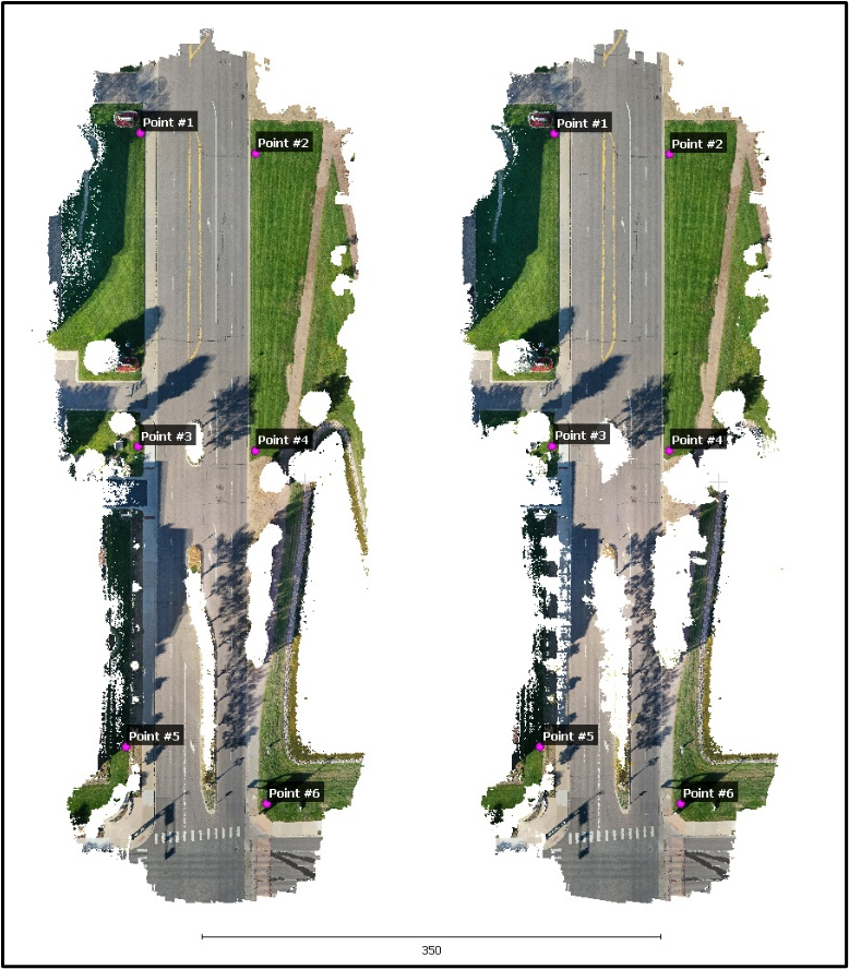 Aerial Photoscanning with Ground Control Points from USGS LiDAR